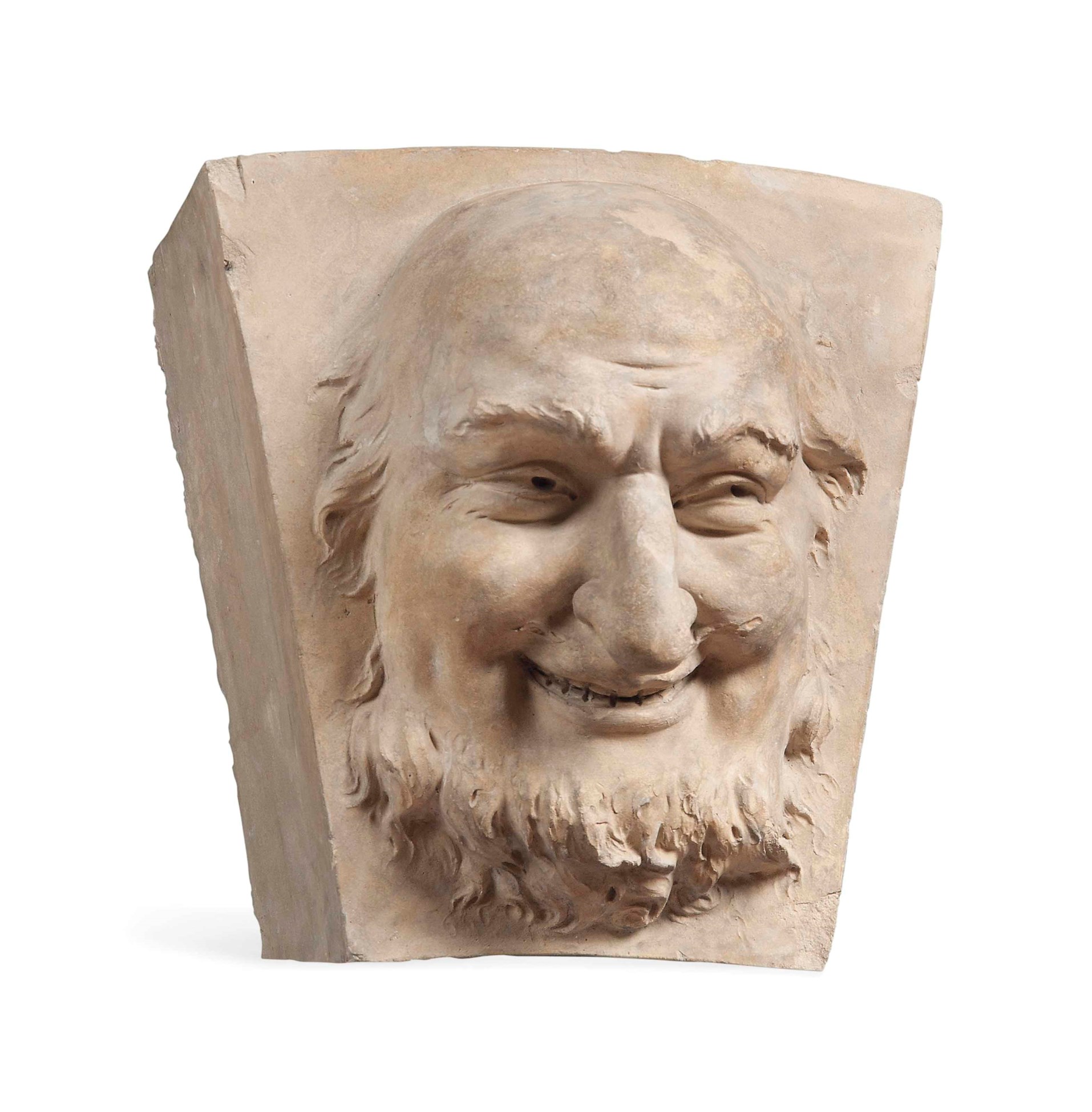 A GEORGE III ARTIFICAL 'COADE' STONE KEYSTONE , DATED 1792 | Christie's