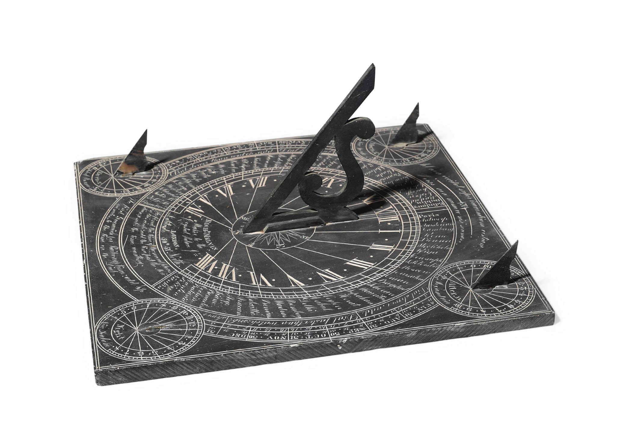 A VICTORIAN SLATE WALL SUNDIAL , BY RICHARD MELVIN, THIRD QUARTER 19TH ...