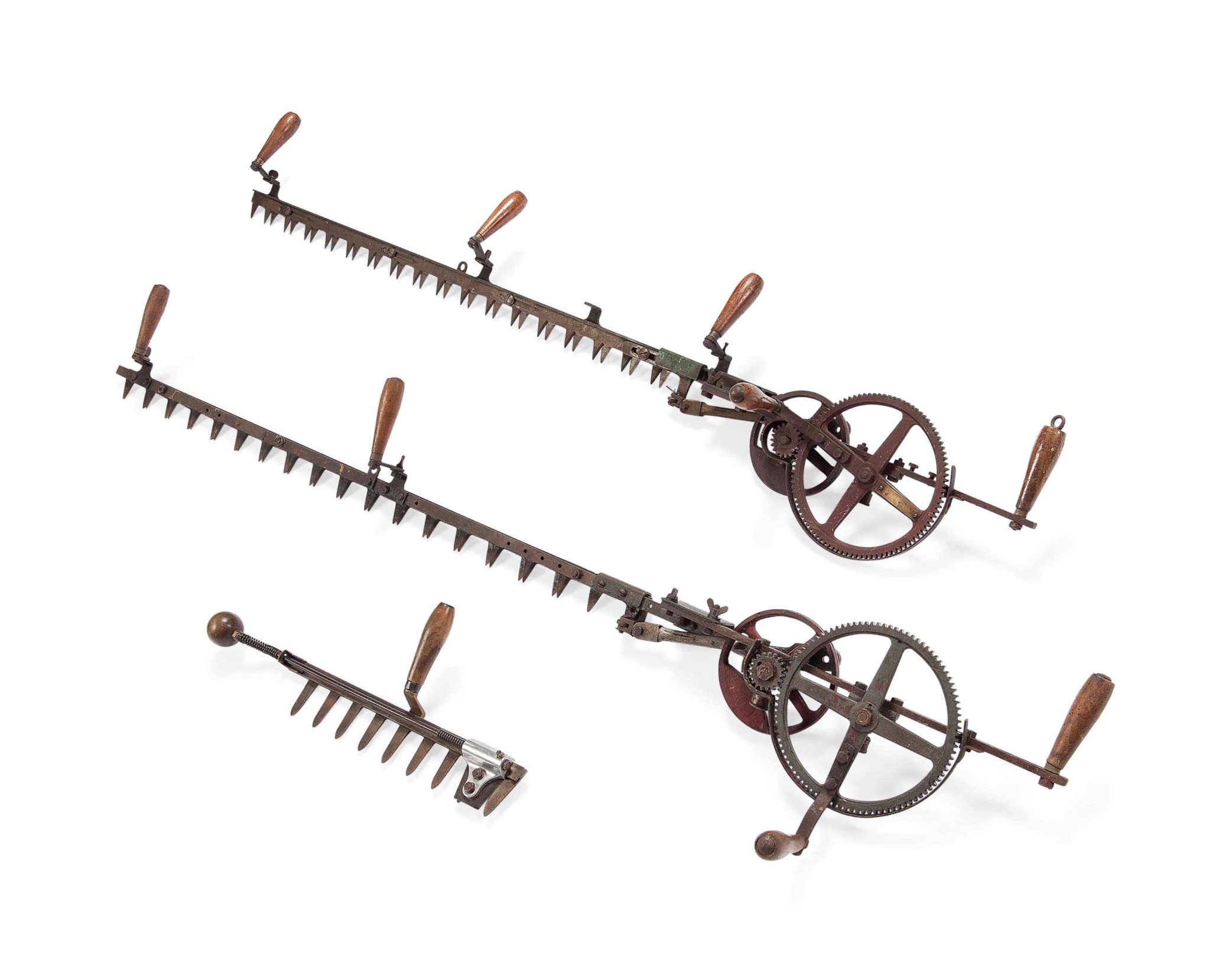 TWO 'LITTLE WONDER' MECHANICAL HEDGE-TRIMMERS , CIRCA 1930 | Christie's