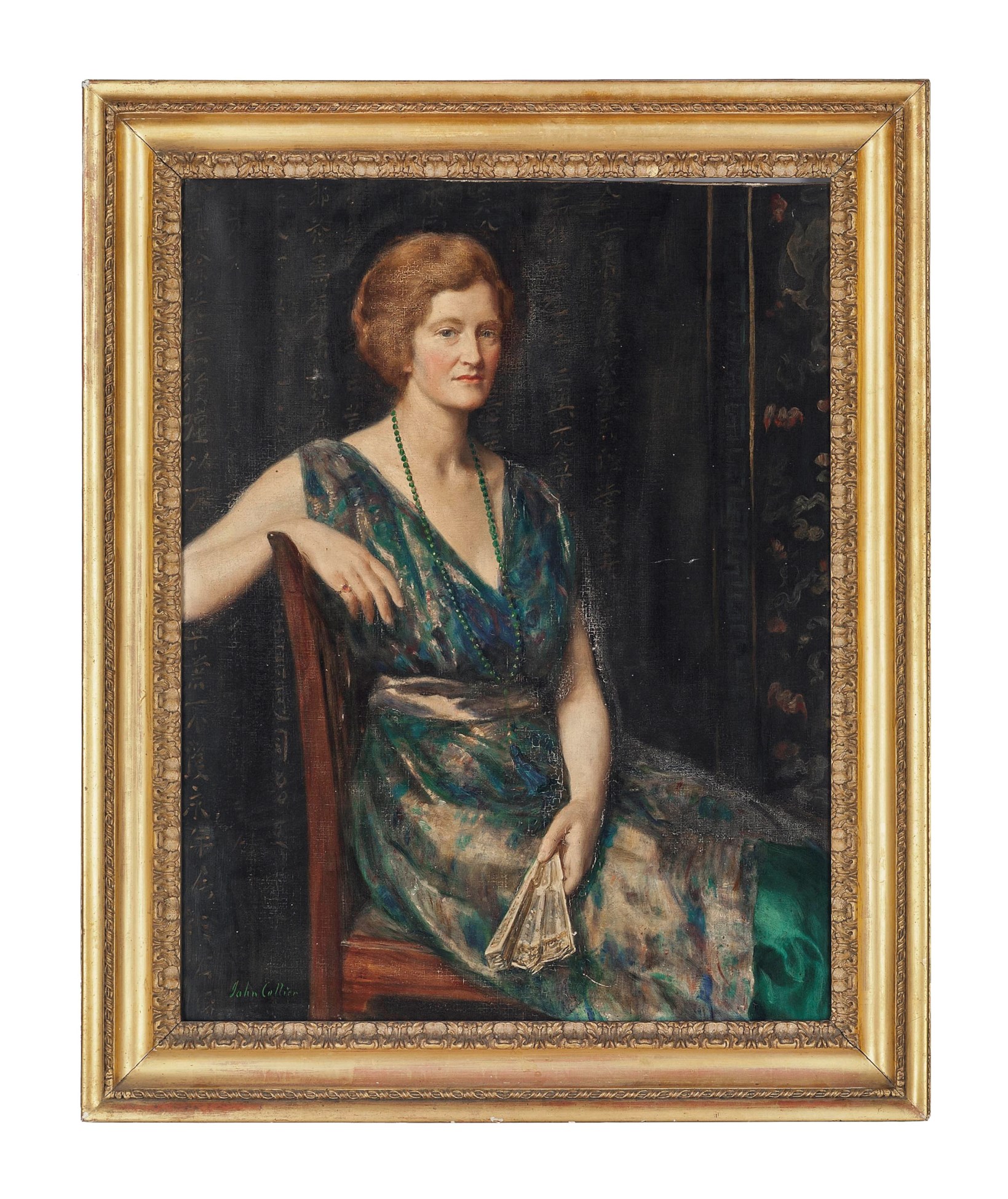 John Collier (1850-1934) , Portrait of a lady, thought to be Mrs ...