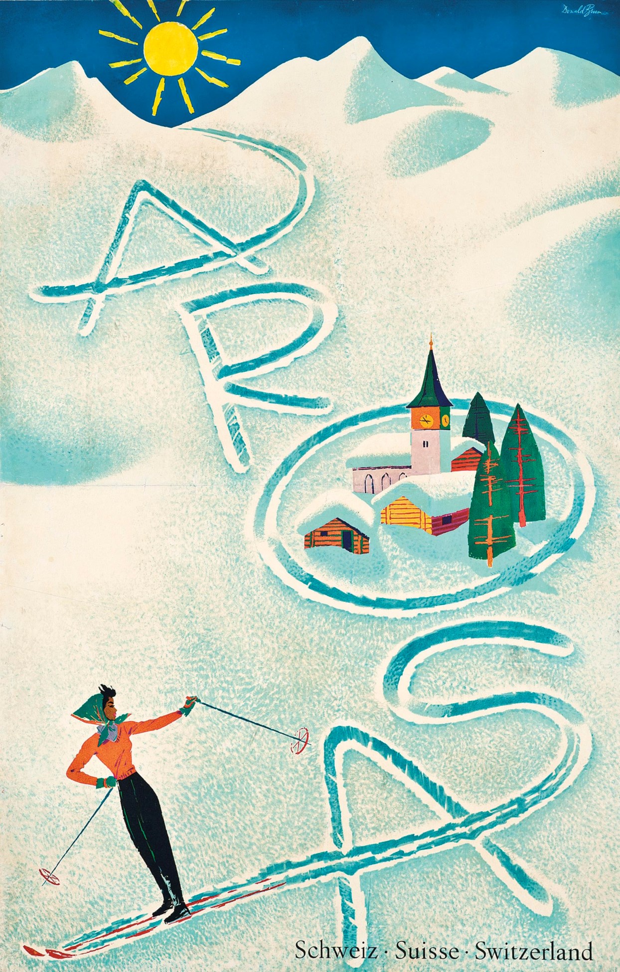 Donald Brun (1909-1999) , AROSA | Christie's