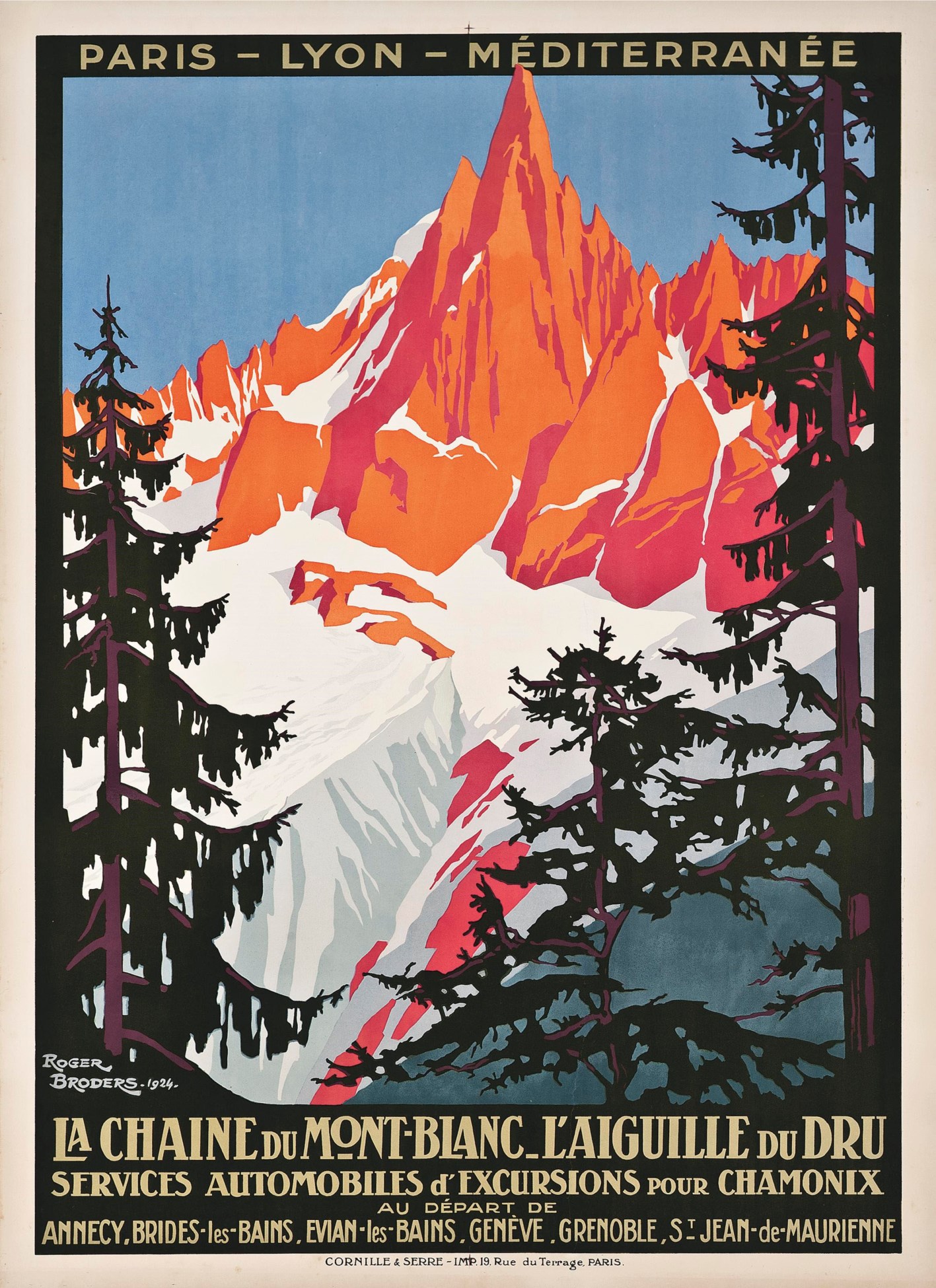 Roger Broders (1883-1953) , LA CHAINE DU MONT-BLANC | Christie's
