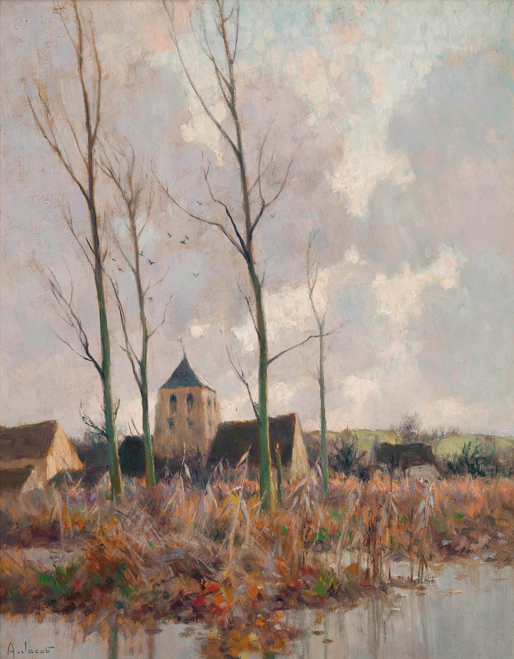 Alexandre-Louis Jacob (French, 1876-1972) , L'Eglise de Osny | Christie's
