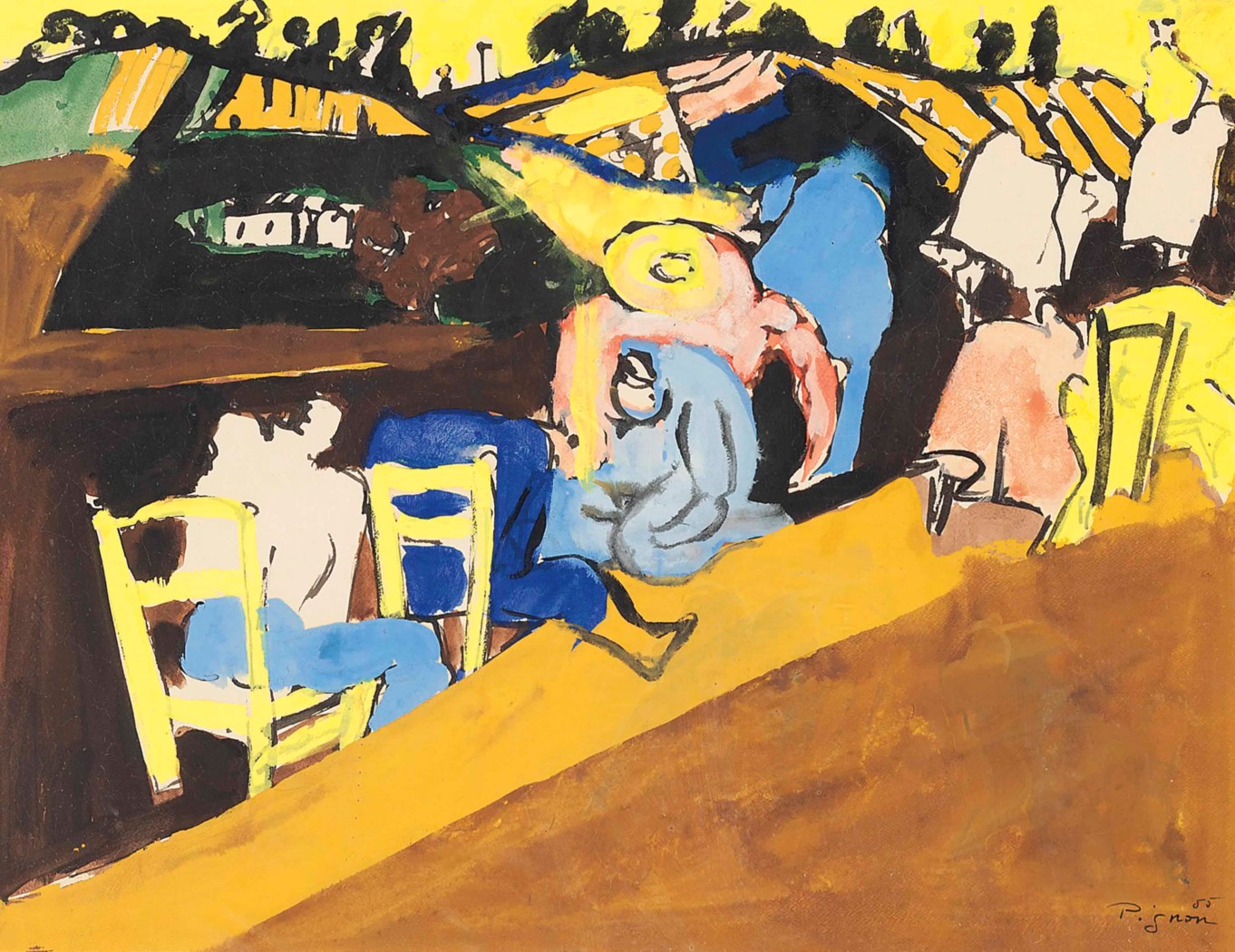 Edouard Pignon (French, 1905-1993) , Paysage | Christie's