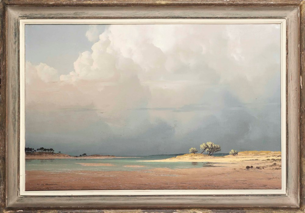 Pierre De Clausade (French, 1910-1976) , Estuary landscape | Christie's