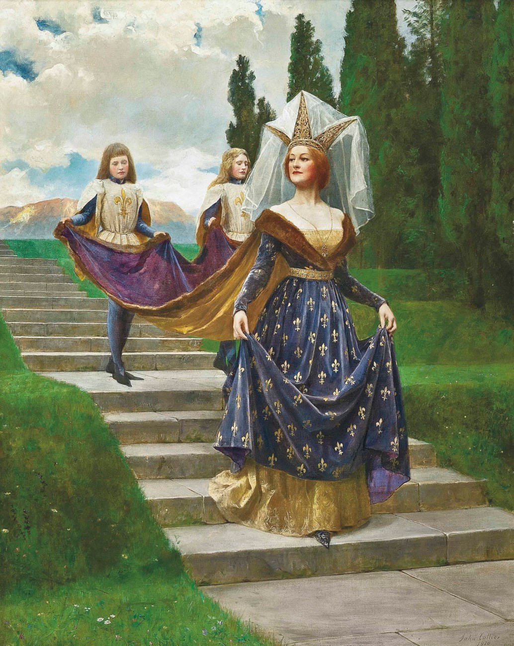 The Hon. John Collier (1850-1934) , A great lady | Christie's