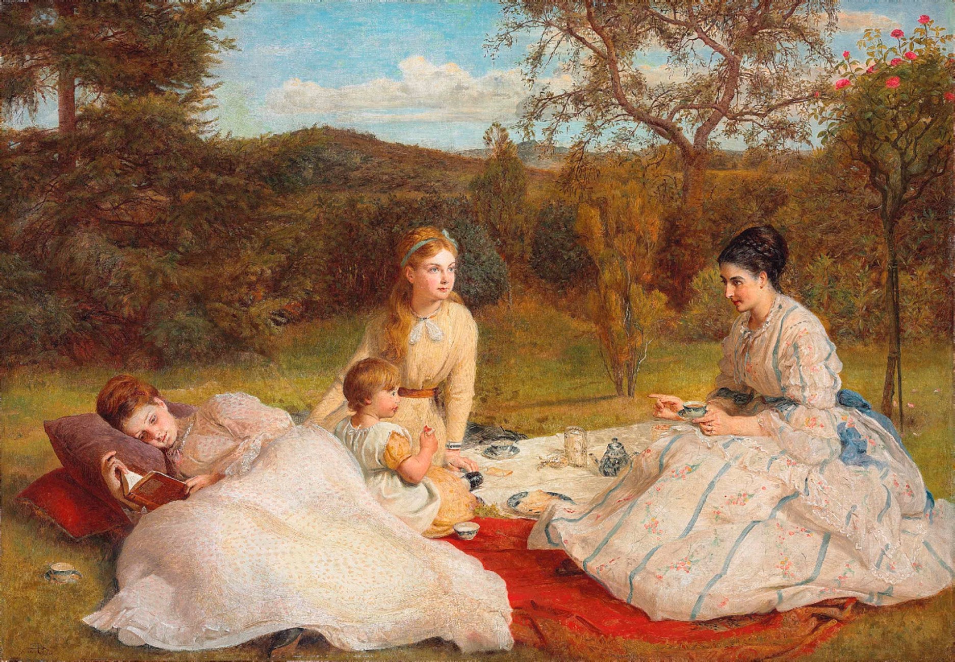 James Archer, R.S.A. (1823-1904) , The picnic | Christie's