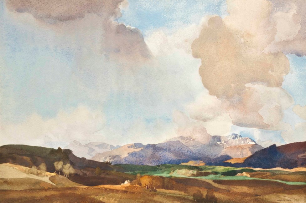 Sir William Russell Flint, P.R.W.S., R.A. (1880-1969) , View of ...