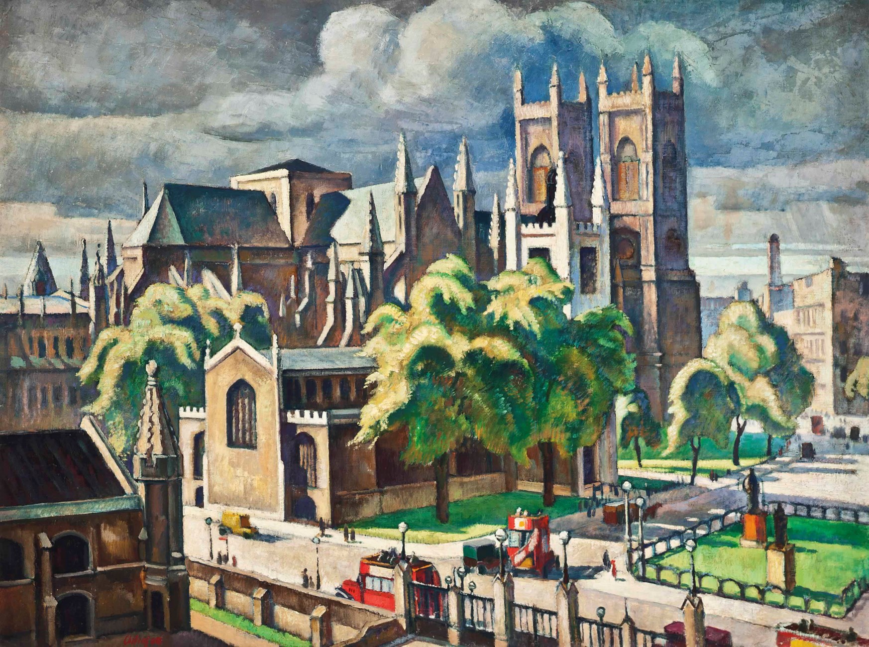 Adrian Paul Allinson (1890-1959) , Westminster Abbey | Christie's