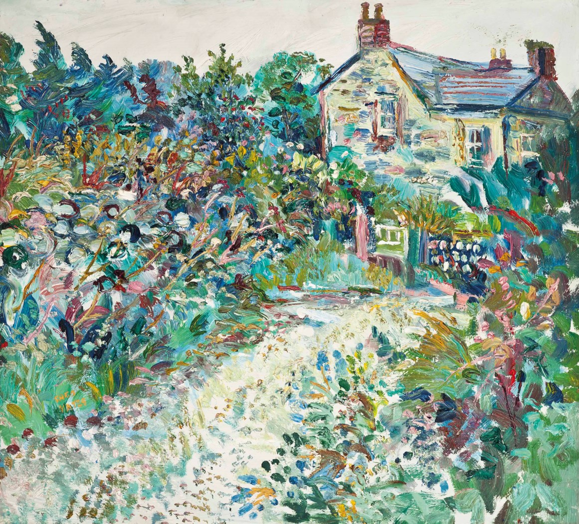 Fred Yates (1922-2008) , Cornwall cottage garden | Christie's