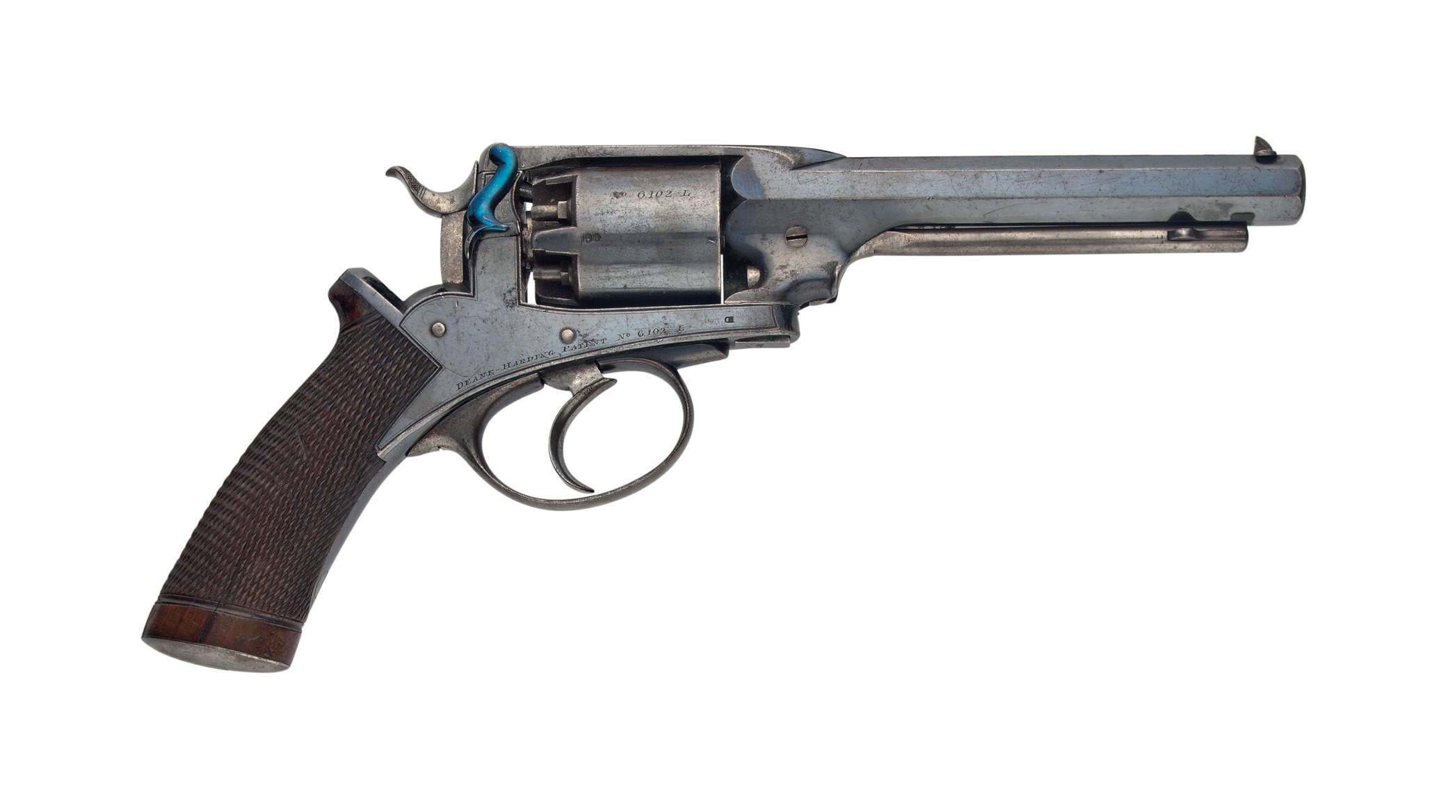 A 54-BORE DEANE-HARDING PATENT (SECOND MODEL) FIVE-SHOT DOUBLE-ACTION ...