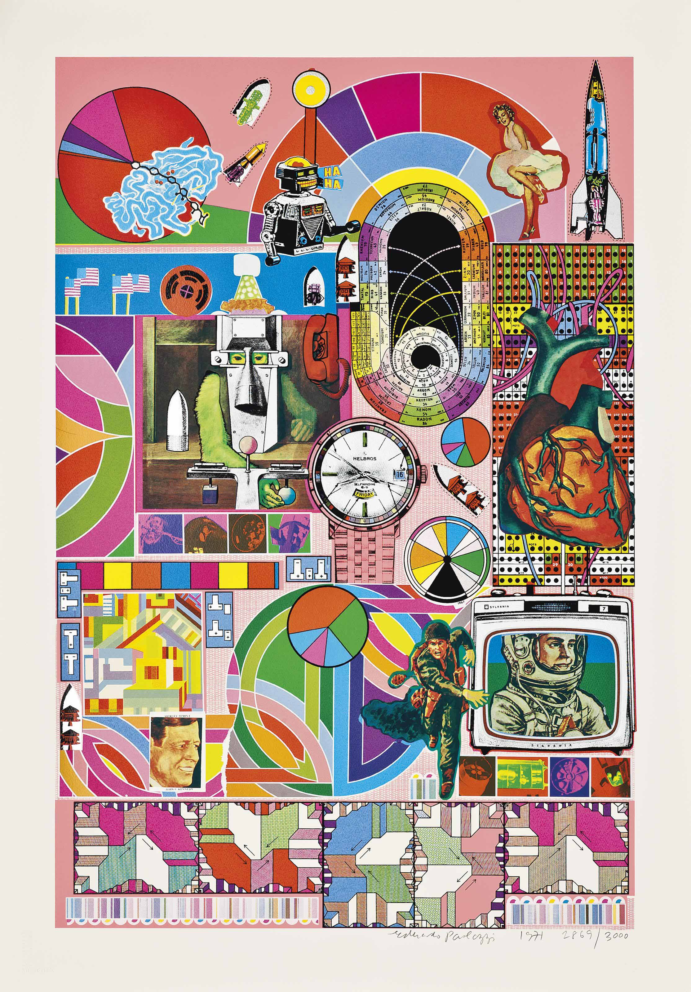 Eduardo Paolozzi (1924-2005) , Bash (three variations) | Christie's