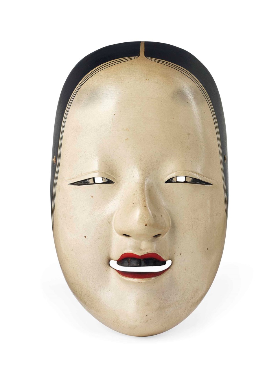 A Noh Mask of Waka-onna [Young Lady] , MEIJI PERIOD (LATE 19TH CENTURY ...