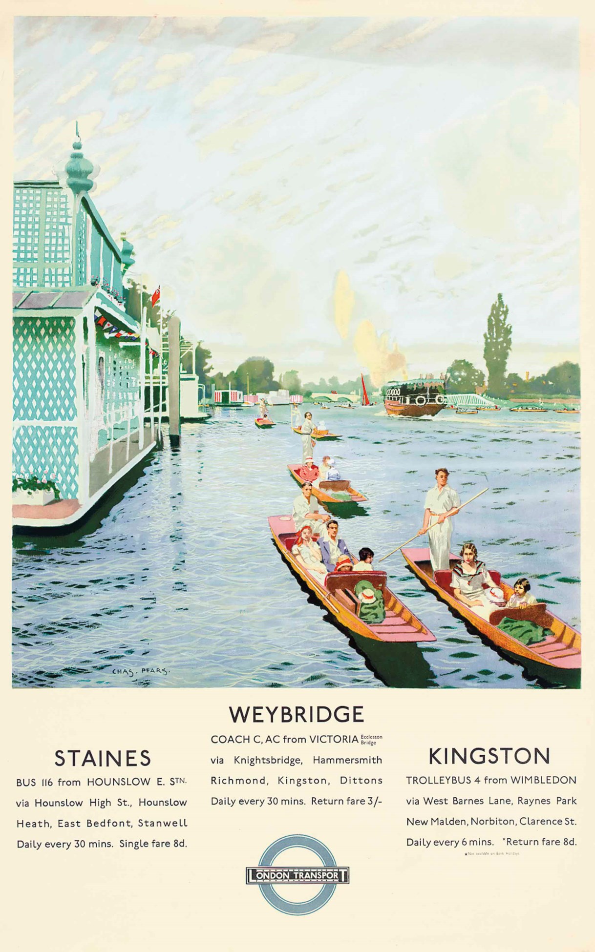 Charles Pears (1873-1958) , STAINES, WEYBRIDGE, KINGSTON | Christie's