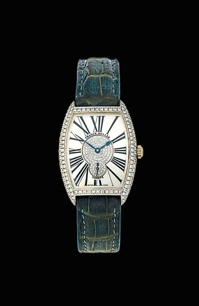 An 18ct white gold and diamond wristwatch, by Franck Muller | Christie's