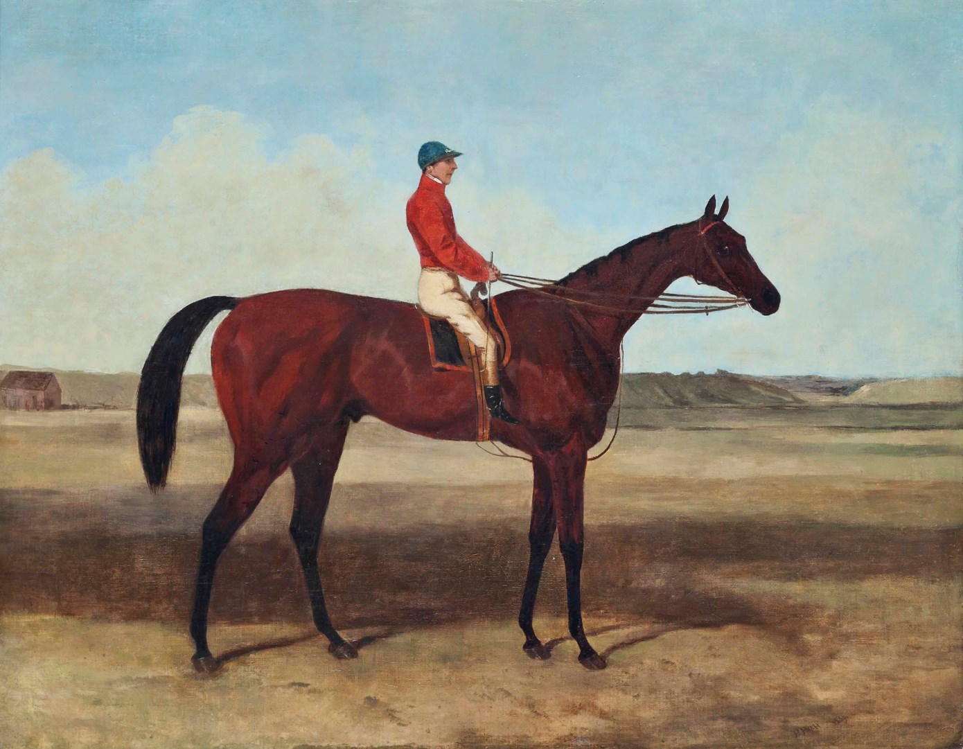 Harry Hall (1812-1888) , The Pretender, with John Osborne up | Christie's