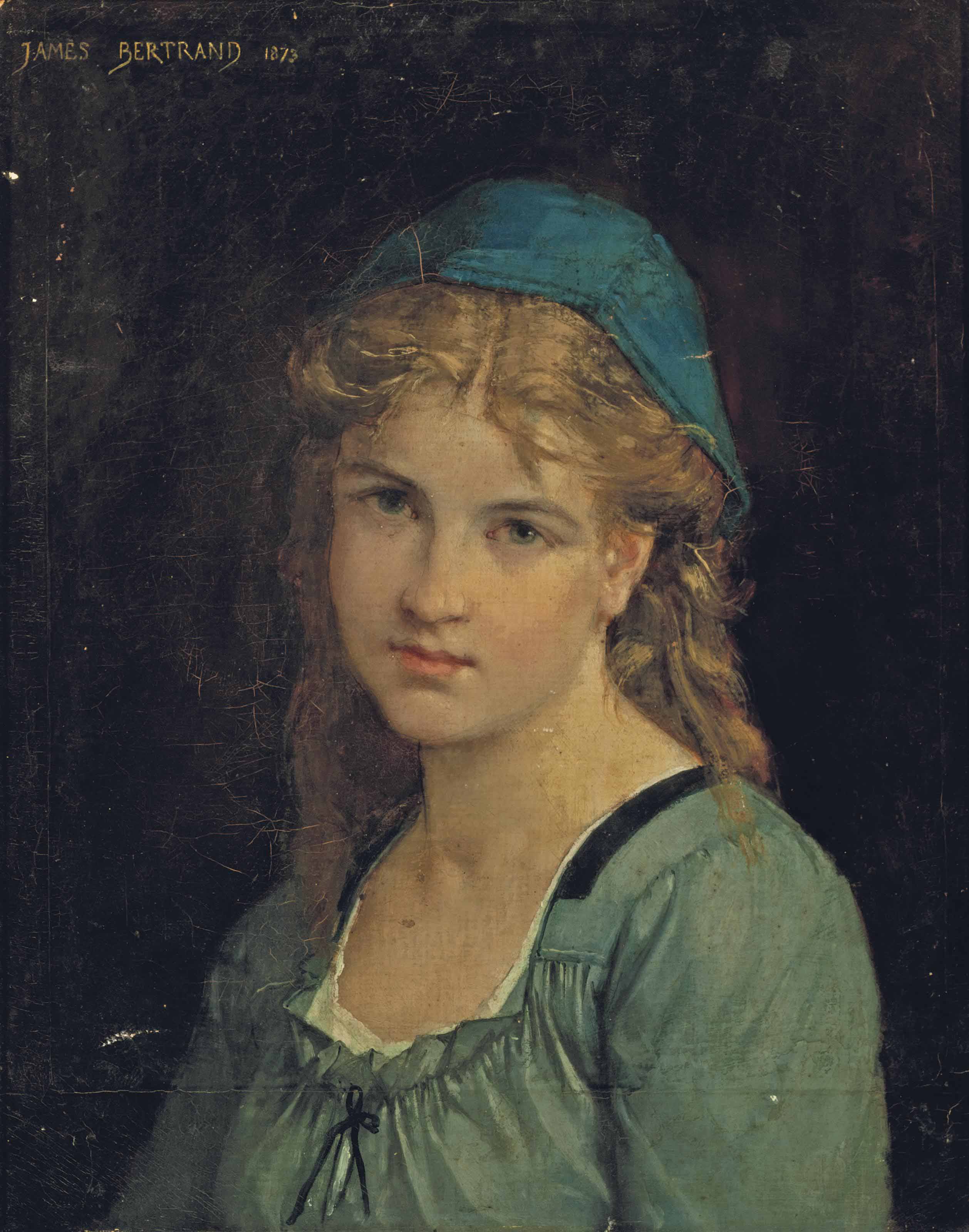 Вернисаж одной картины.Jean-Baptiste Bertrand (French, 1823-1887 ...