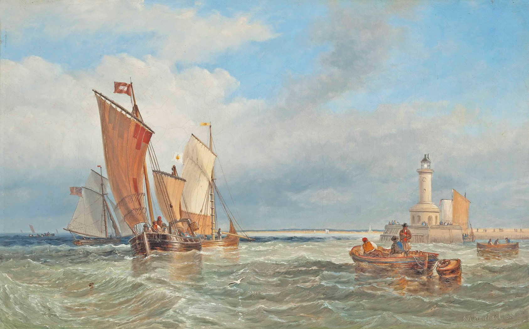 John Wilson Carmichael (Newcastle-upon-Tyne 1799-1868 Scarborough ...