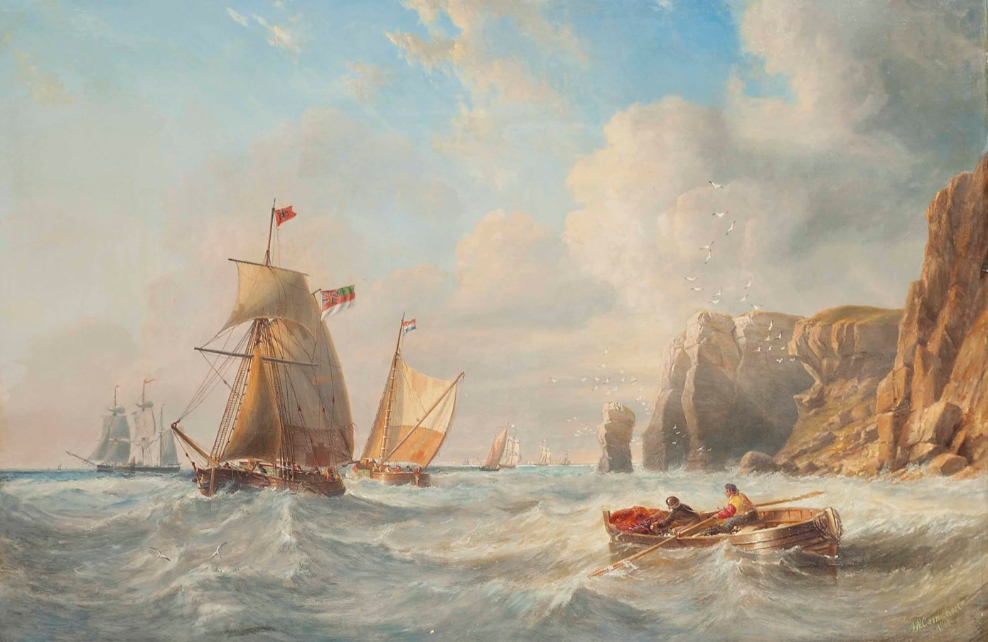 John Wilson Carmichael (Newcastle-upon-Tyne 1799-1868 Scarborough) , A ...