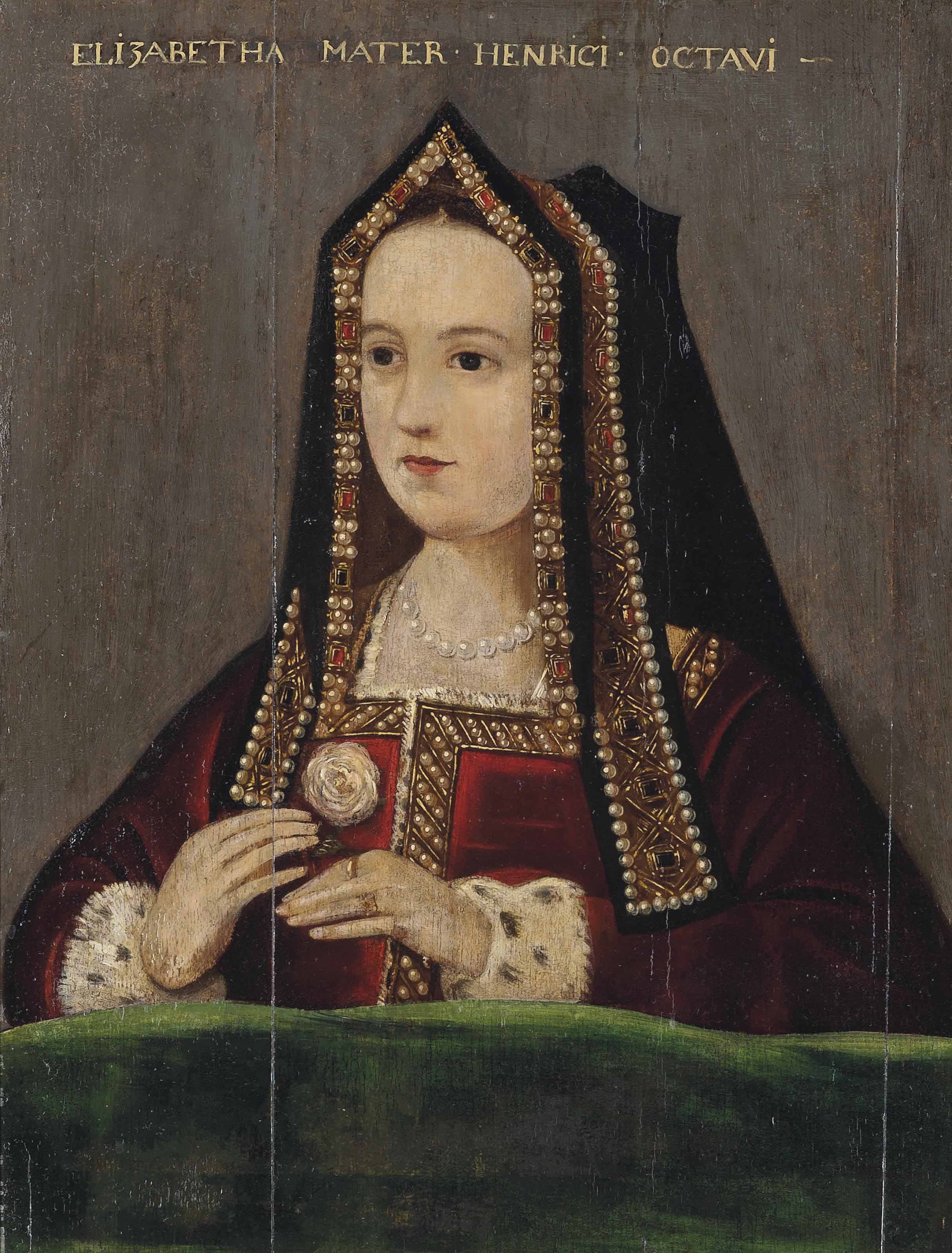 English School, 17th Century , Portrait of Elizabeth of York (1466-1503 ...