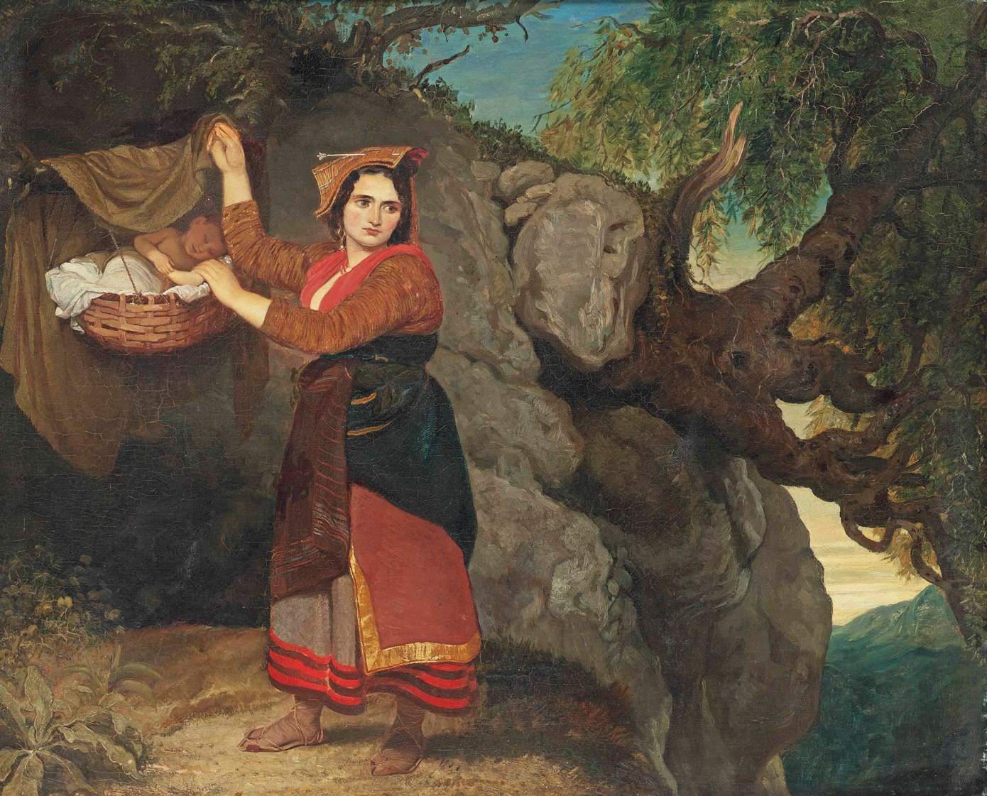 Joseph Severn (1793-1879) , The Brigand's Family | Christie's