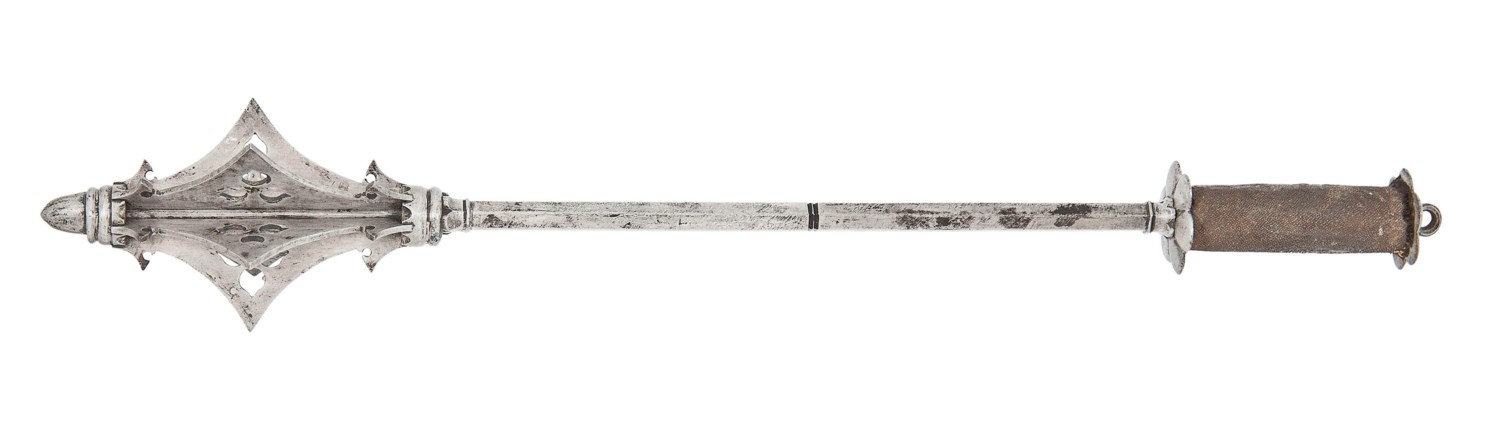 A FLANGED MACE IN GERMAN LATE GOTHIC STYLE , 19TH CENTURY | Christie's