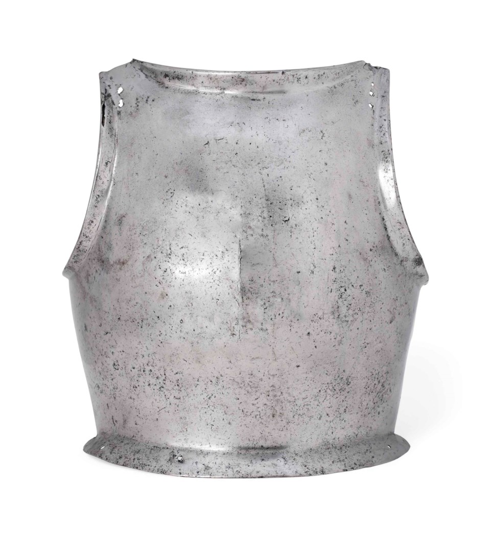 A RARE GERMAN BREAST-PLATE OF EARLY SO-CALLED 'MAXIMILIAN' TYPE , CIRCA ...