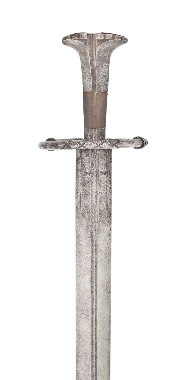 A MILITARY BROADSWORD (KATZBALGER) IN GERMAN EARLY 16TH CENTURY STYLE ...