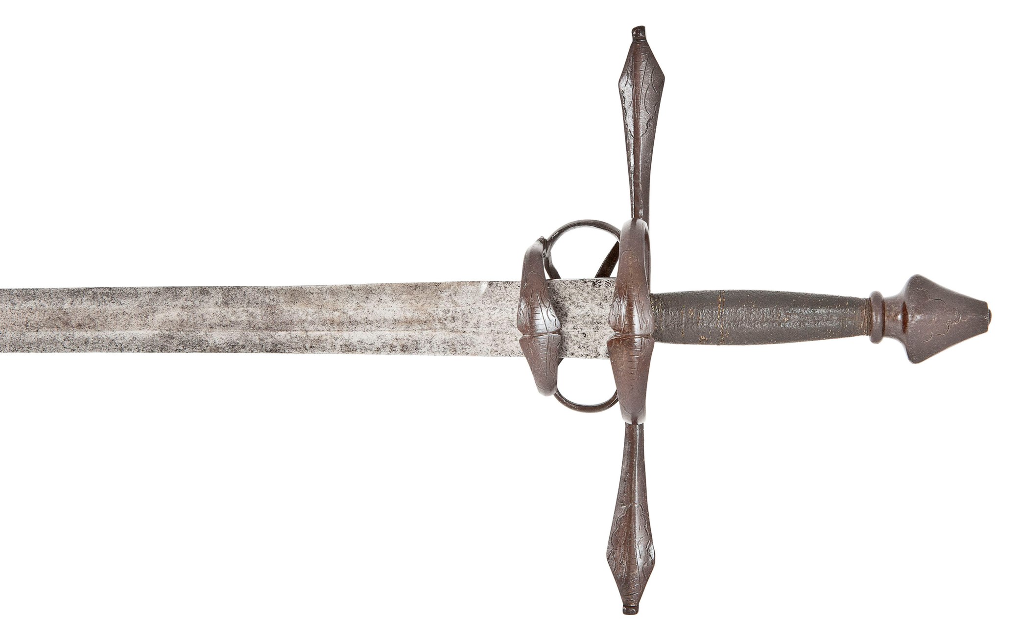 A COMPOSITE GERMAN (SAXON) MILITARY BROADSWORD , LATE 16TH CENTURY ...
