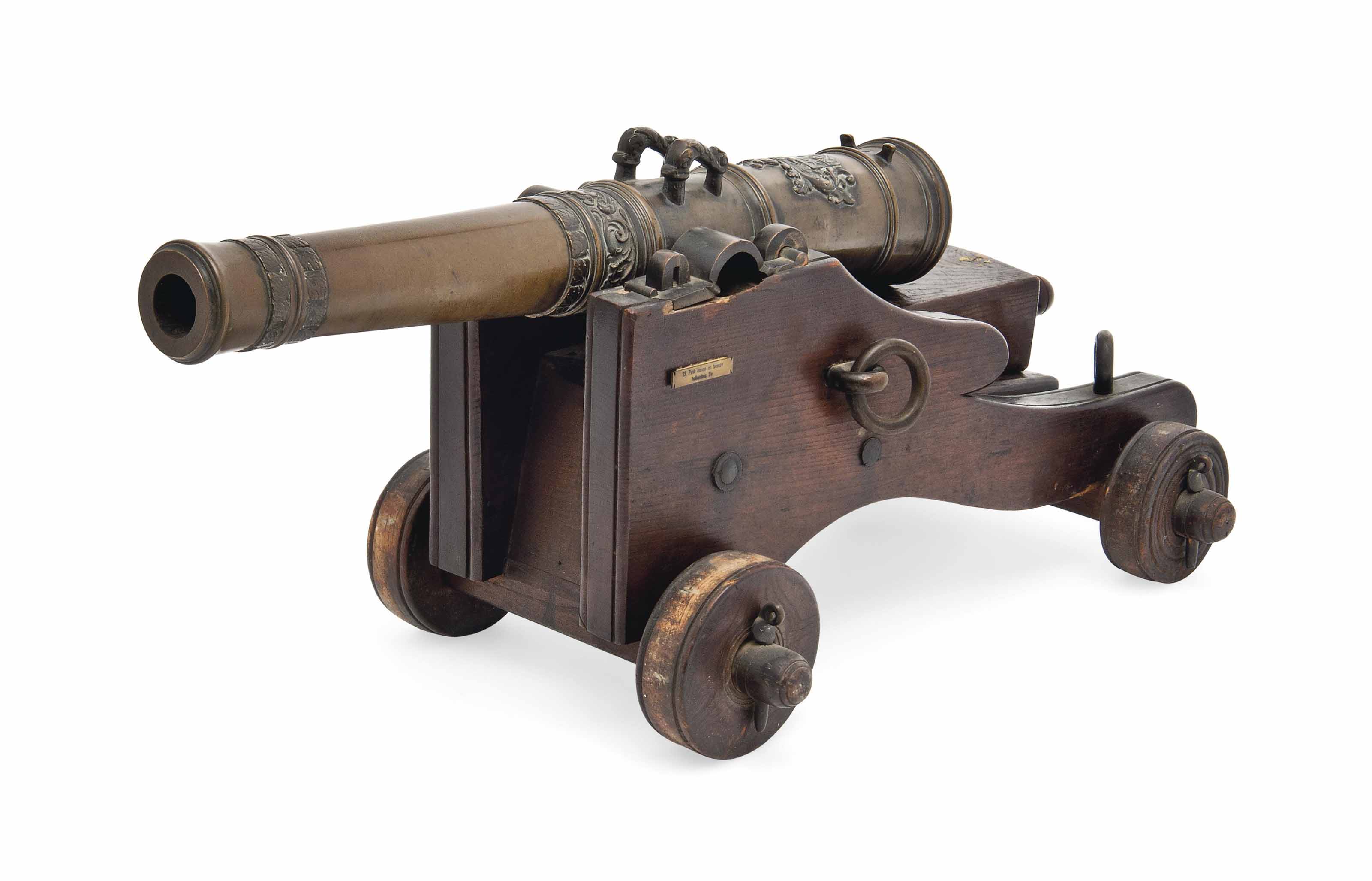 A SMALL DUTCH 1¼IN.-BORE BRONZE CANNON , LATE 17TH CENTURY | Christie's