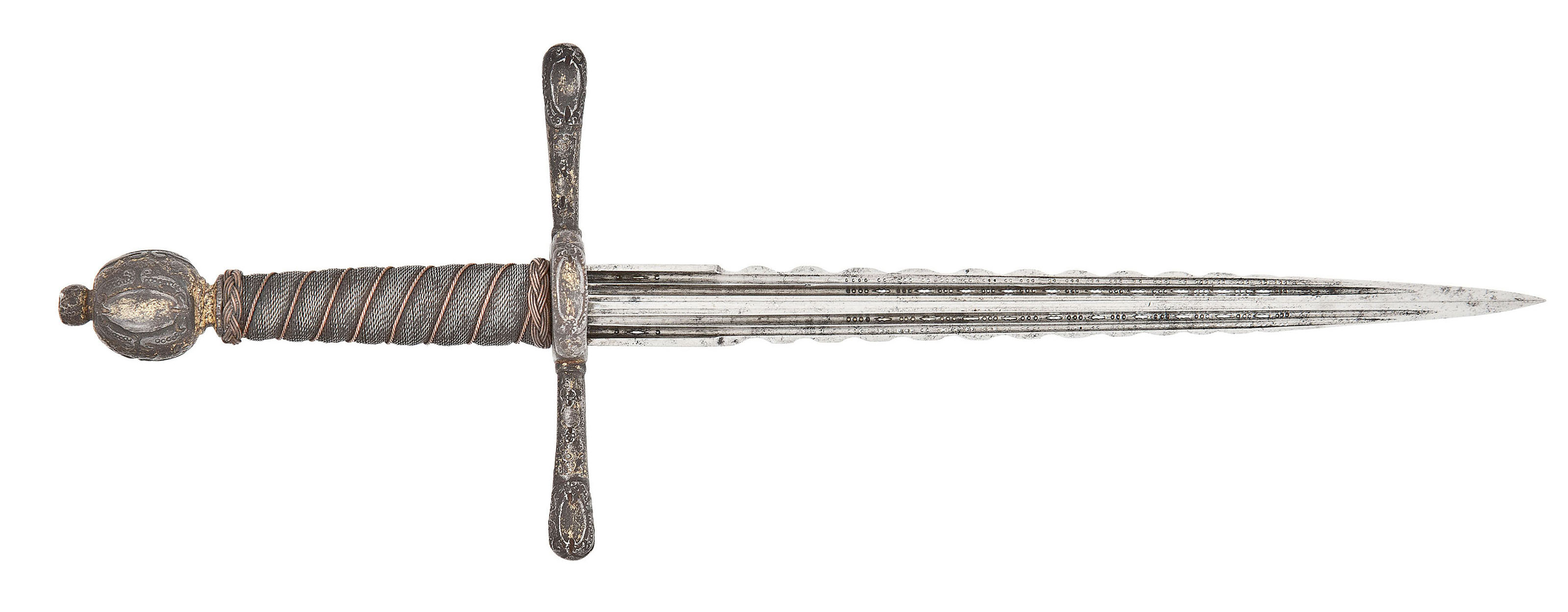 A FINE ITALIAN LEFT-HAND DAGGER