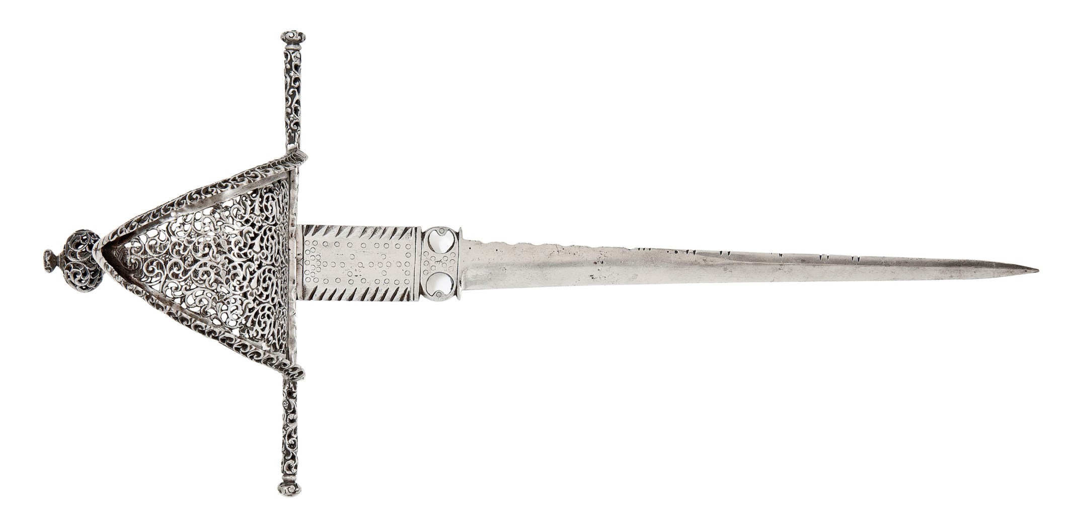 A LEFT-HAND DAGGER (MAIN GAUCHE) , IN NORTH ITALIAN 17TH CENTURY STYLE ...