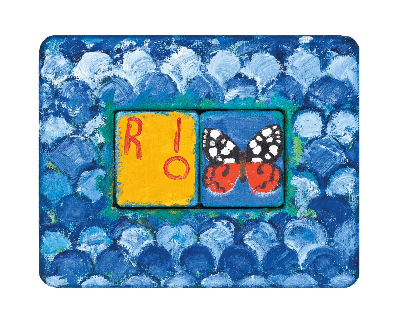 Joe Tilson, R.A. (b. 1928) , Conjunction Scarlet Tiger, Rio | Christie's