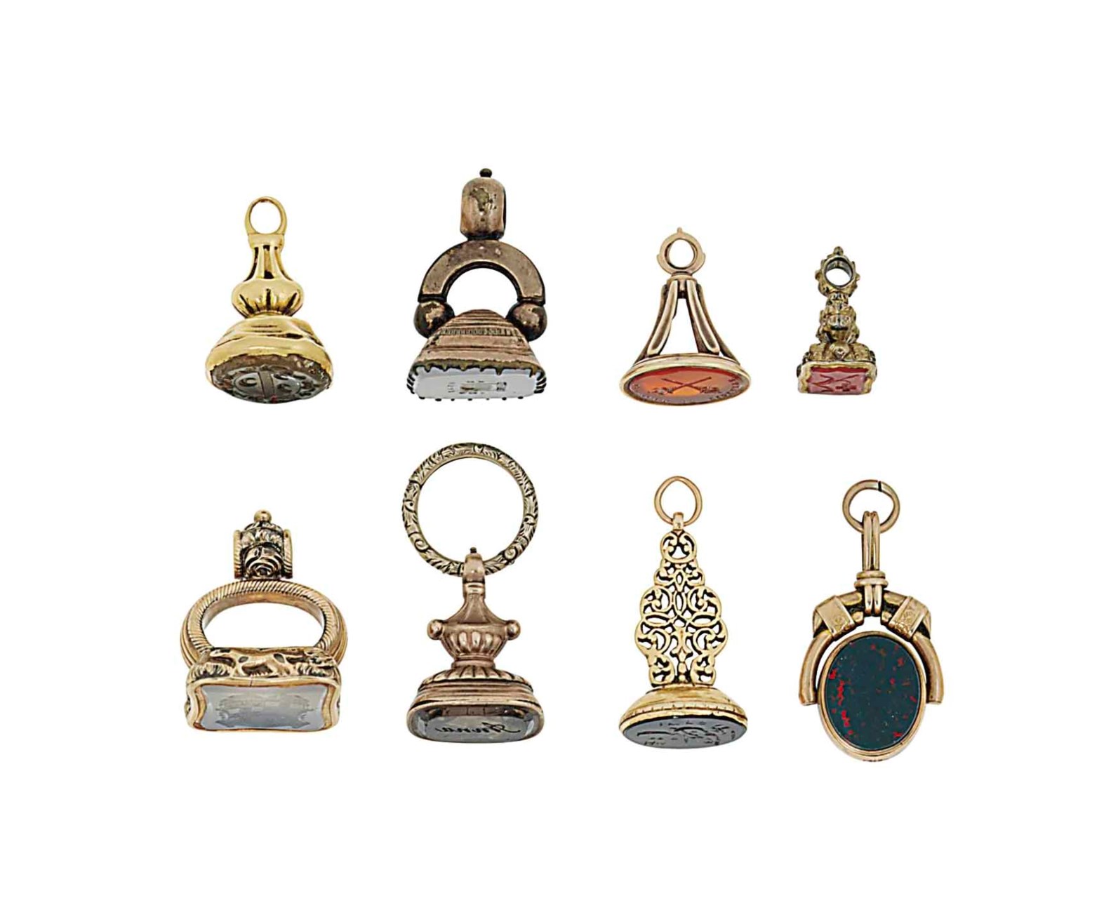 A quantity of 18th and 19th century fob seals and watch keys | Christie's