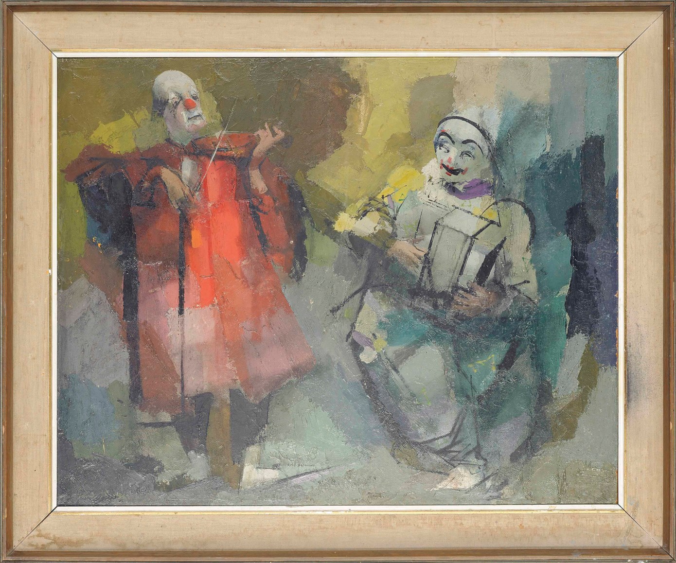 Frank Joseph Archer, A.R.C.A, R.E., R.W.S. (1912-1995) , Clown with the ...