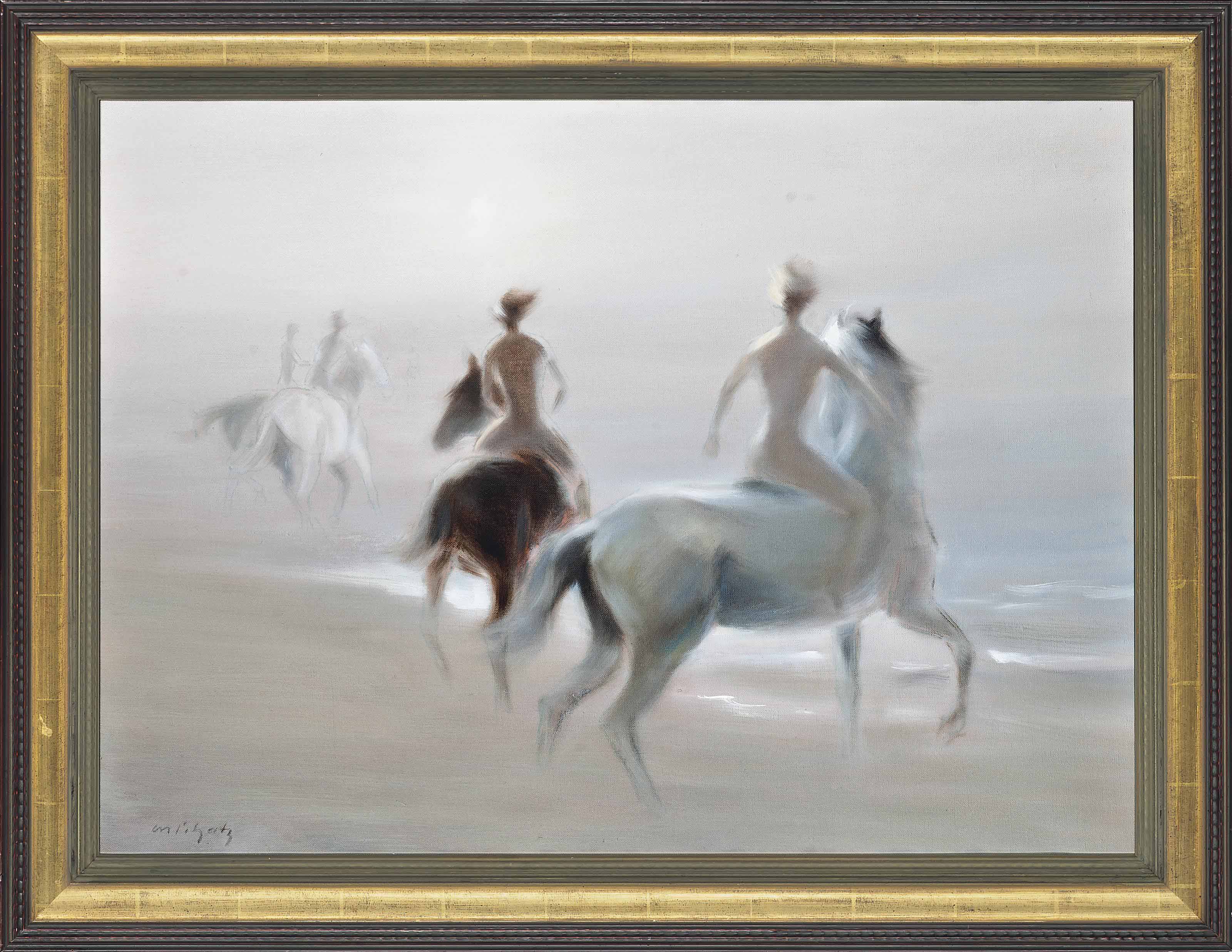 Manfred Schatz (German, 1925-2004) , Wild horses | Christie's