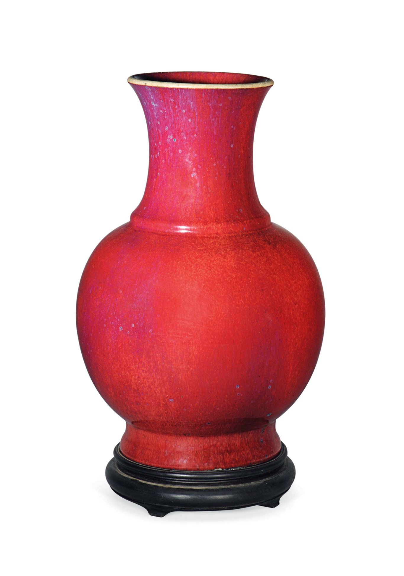 A CHINESE FLAMBÉ-GLAZED VASE , QIANLONG PERIOD (1736-95) | Christie's