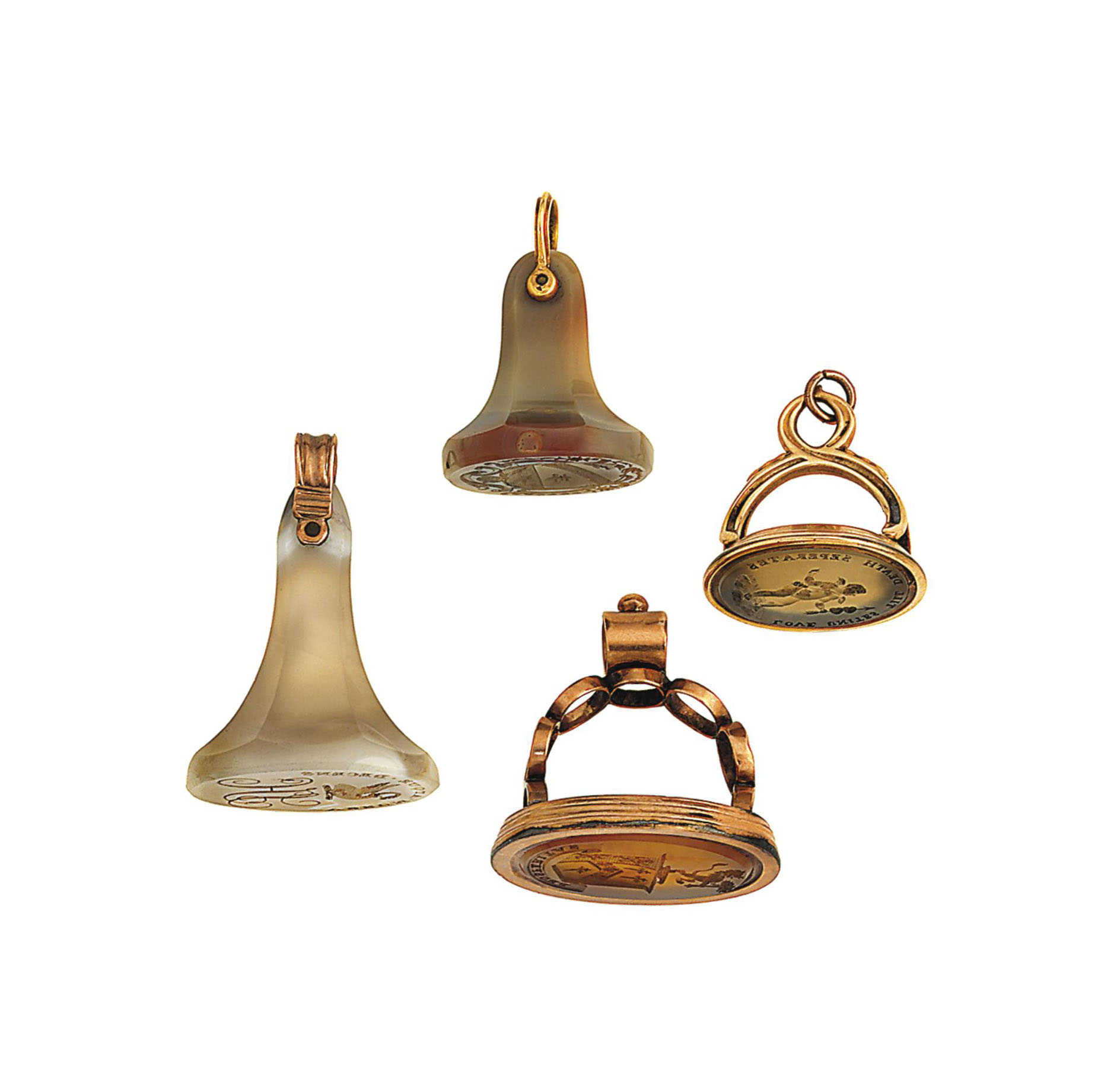 A group of four 19th century fob seals | Christie's