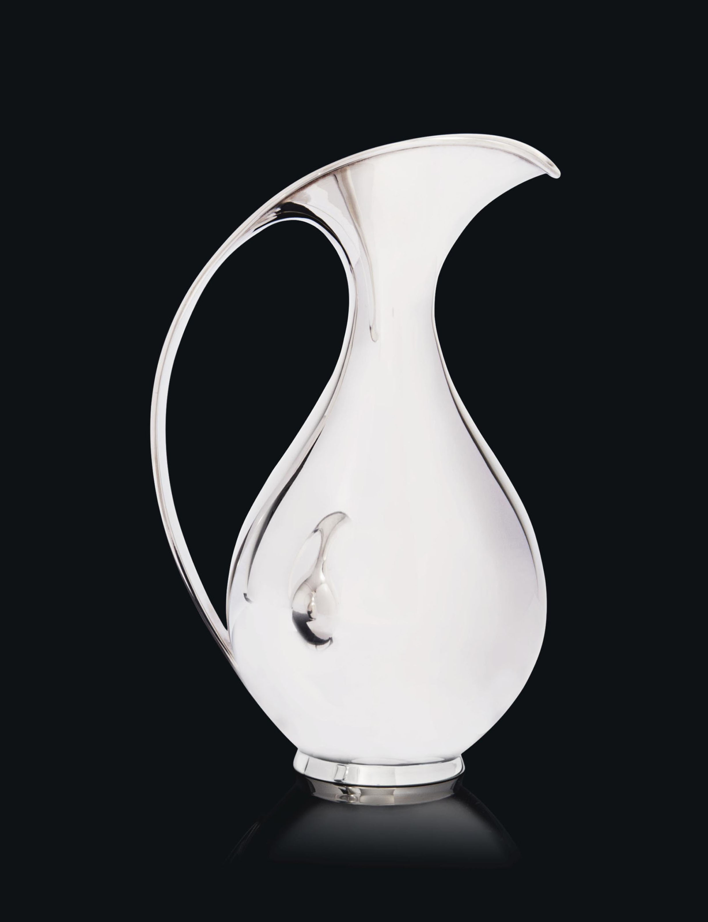 A KAY FISKER SILVER WINE EWER FOR A. MICHELSEN , DESIGNED 1926. THIS ...