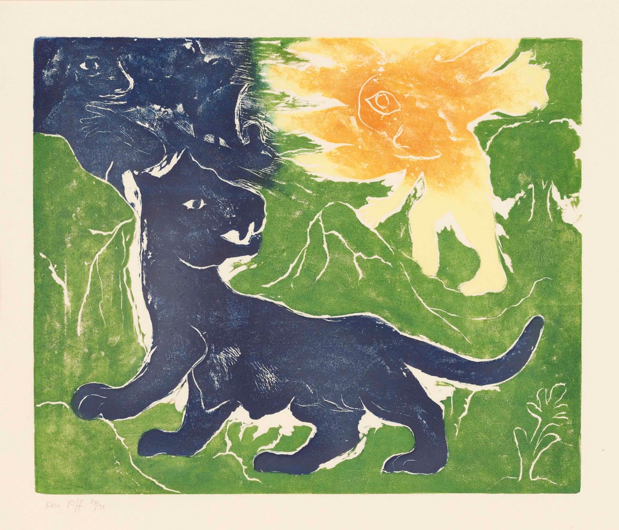 Ken Kiff (1935-2001) , The Tigress | Christie's