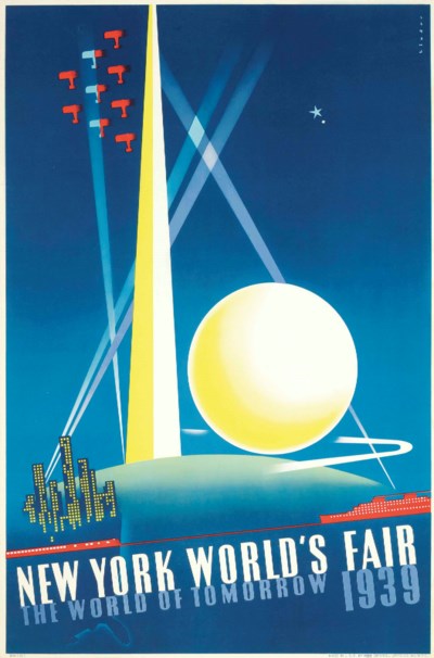 Joseph Binder (1898-1972) , NEW YORK WORLD'S FAIR, THE WORLD OF ...