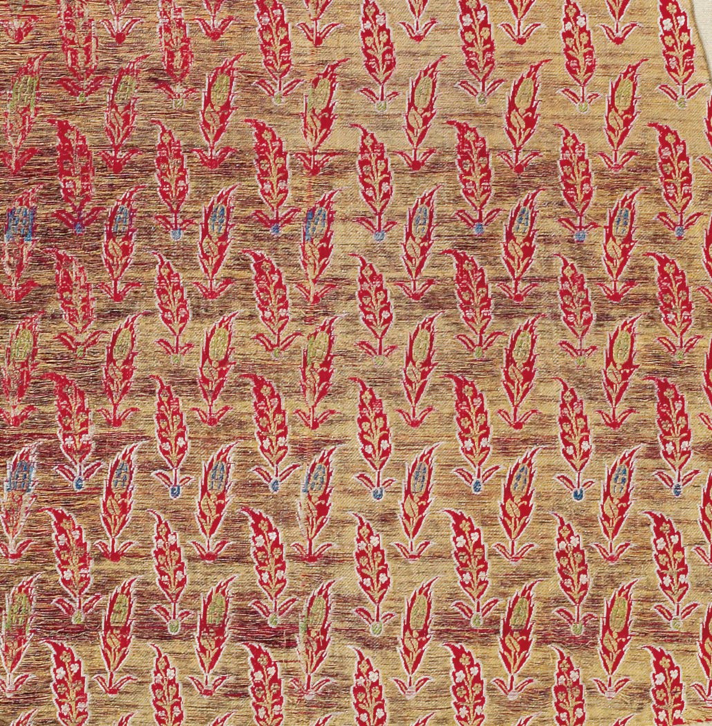 AN OTTOMAN BROCADE PANEL , TURKEY, POSSIBLY 17TH CENTURY | Christie's