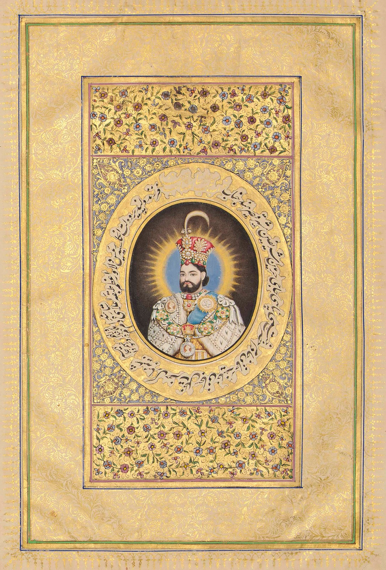 PORTRAIT OF NAWAB KALB 'ALI KHAN SAHIB BAHADUR, NAWAB OF RAMPUR (R.1865 ...