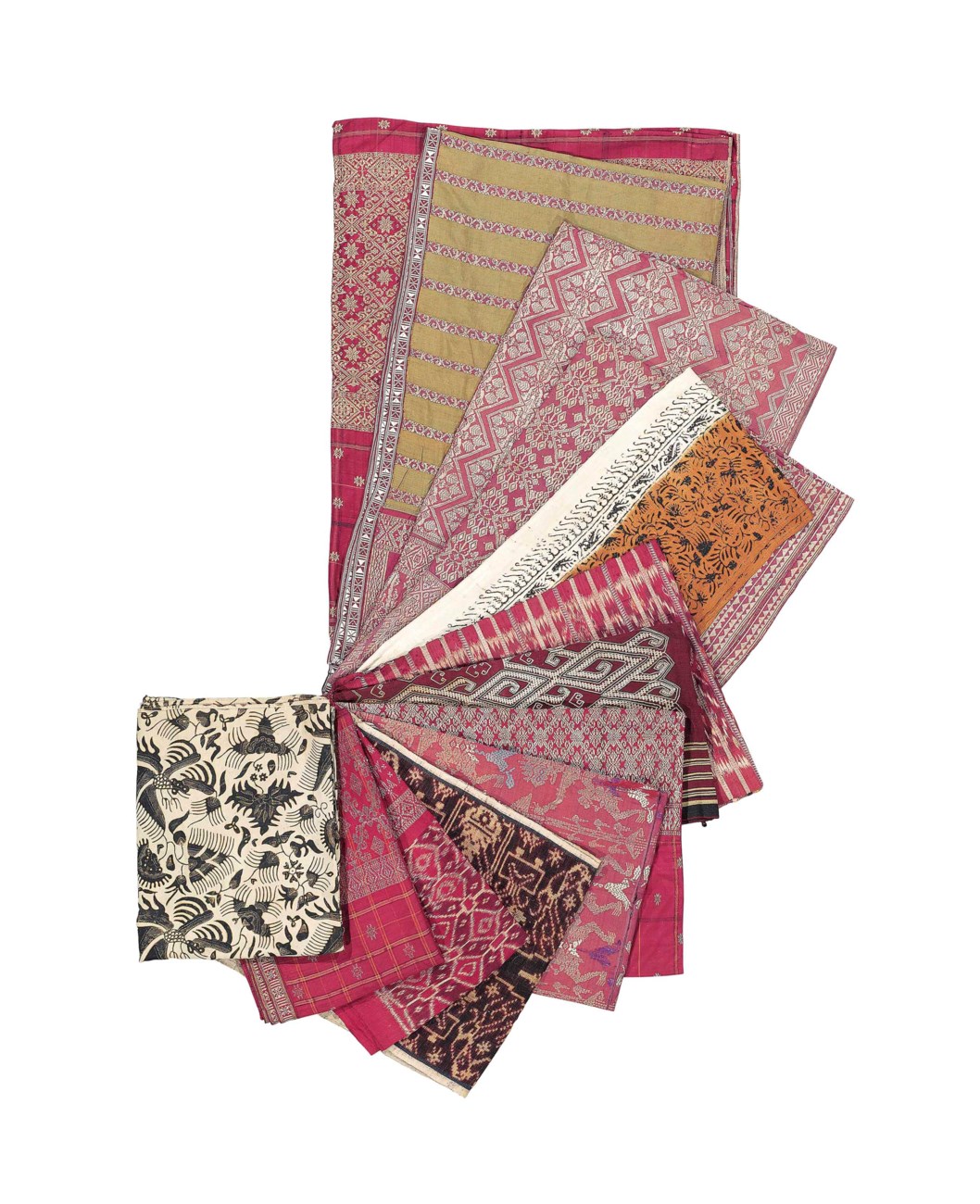 A COLLECTION OF THIRTEEN INDONESIAN TEXTILES , INDONESIA, LATE 19TH ...