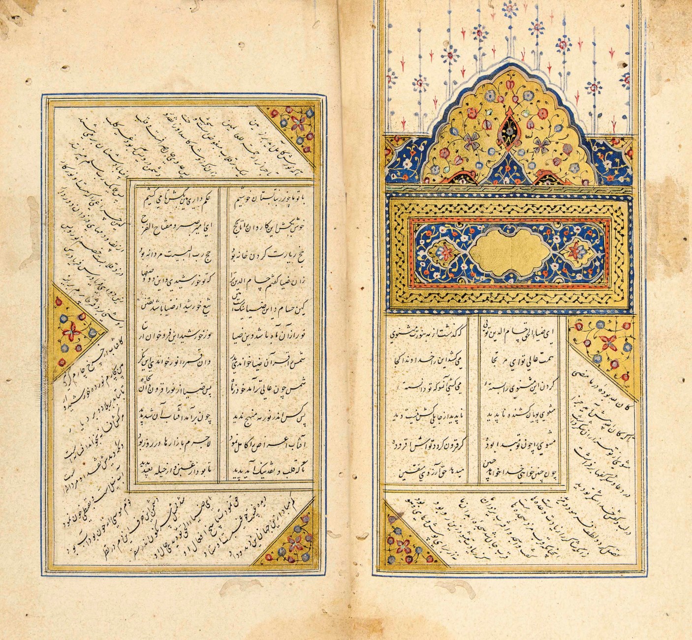 JALAL AL-DIN RUMI (D.1273 AD): MATHNAWI MA'NAWI , SIGNED ABU AL-BAQQAI ...