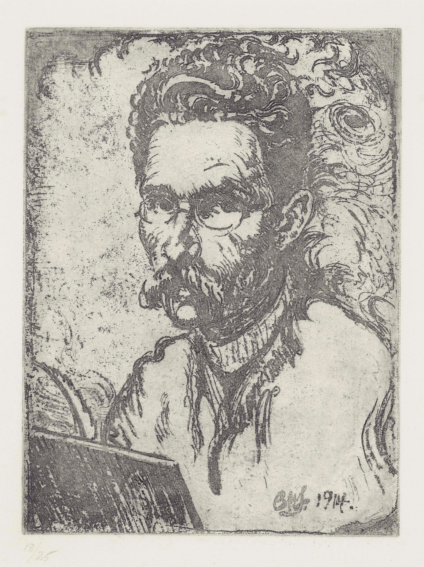 Bernard Leach (1887-1979) , SELF PORTRAIT, 1914 | Christie's