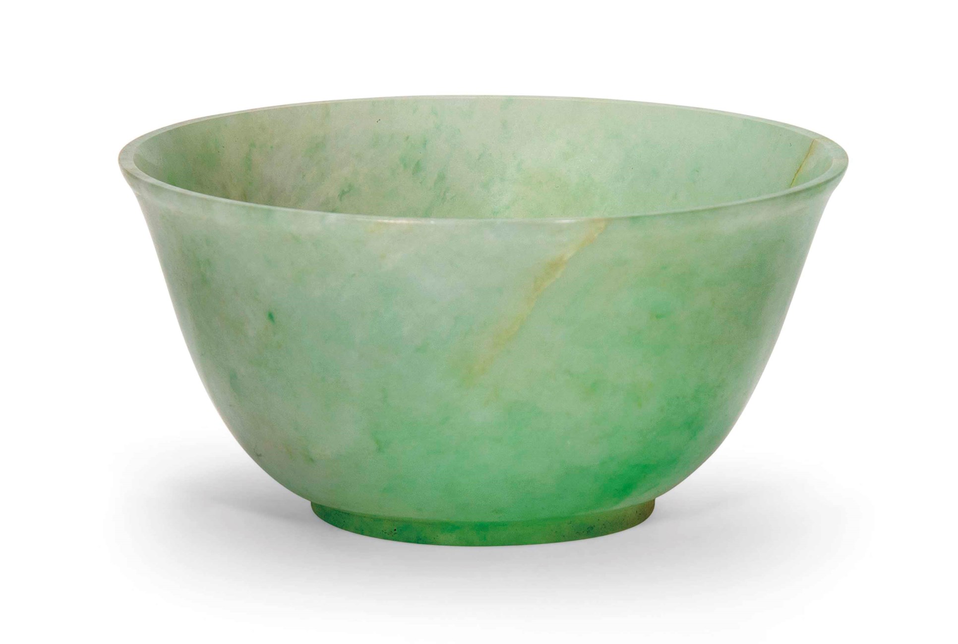 A CHINESE JADEITE BOWL