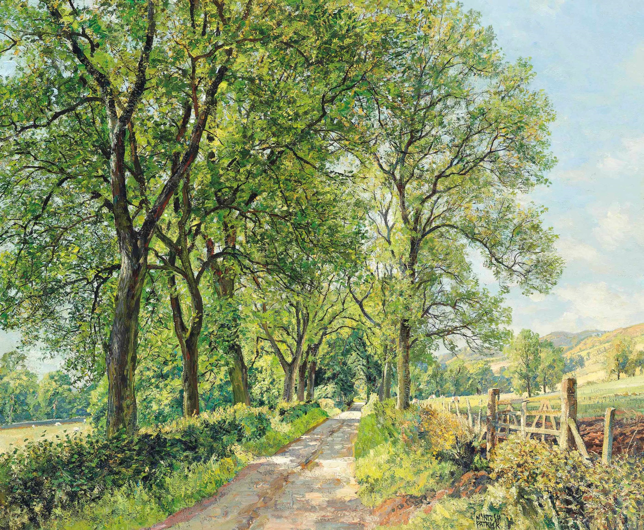 James McIntosh Patrick, R.S.A., R.O.I.(1907-1998), Early summer ...