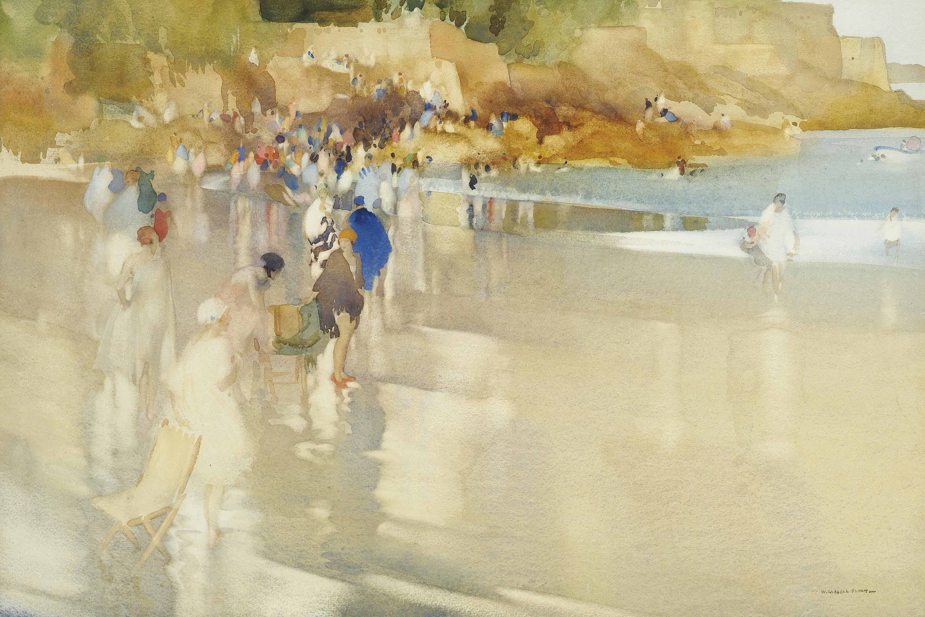 Sir William Russell Flint, R.A., P.R.W.S., R.S.W. (1880-1969) , The ...