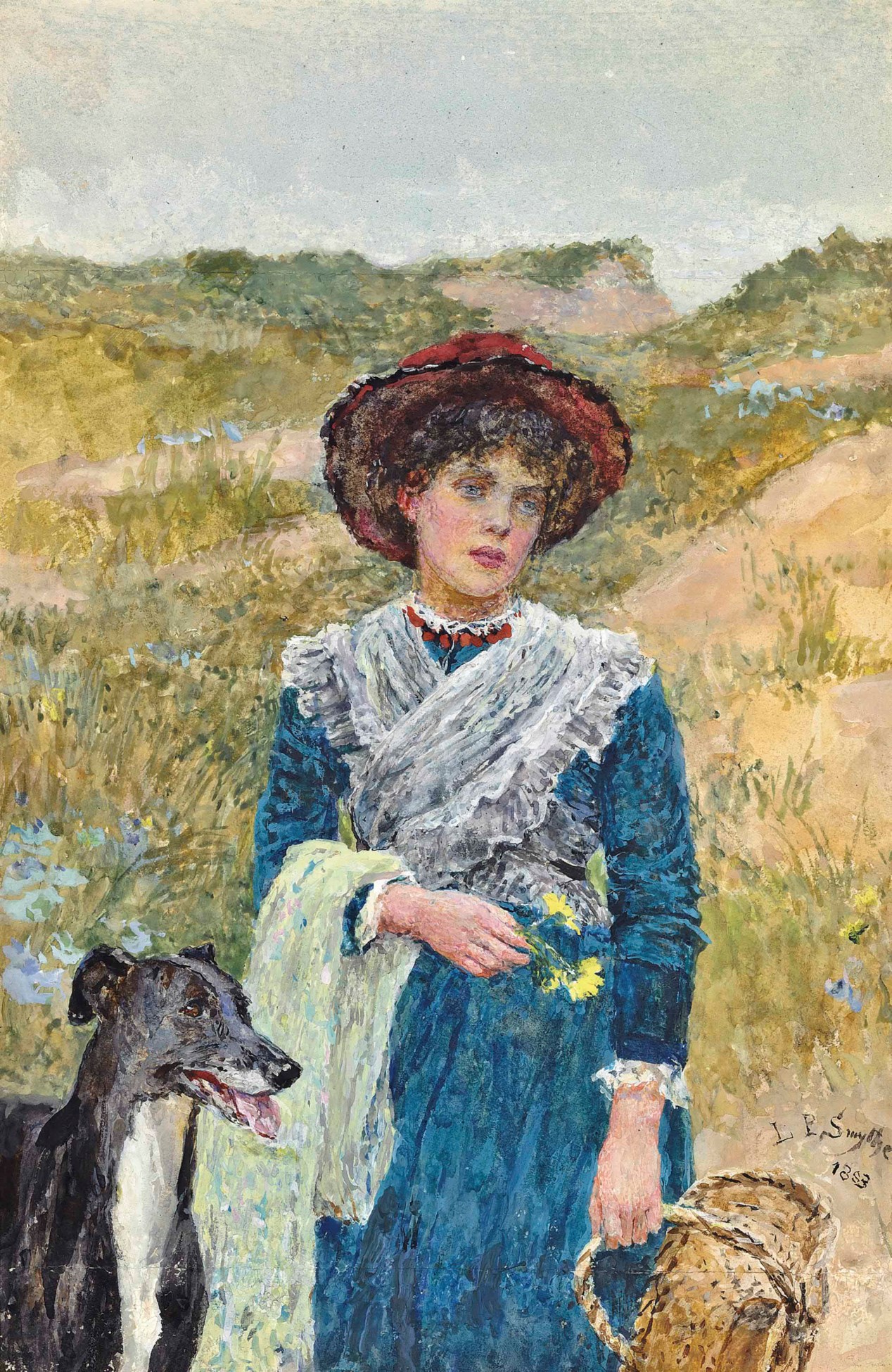 Lionel Percy Smythe, R.A., R.W.S. (1839-1918), Across the sand dunes | Christie's